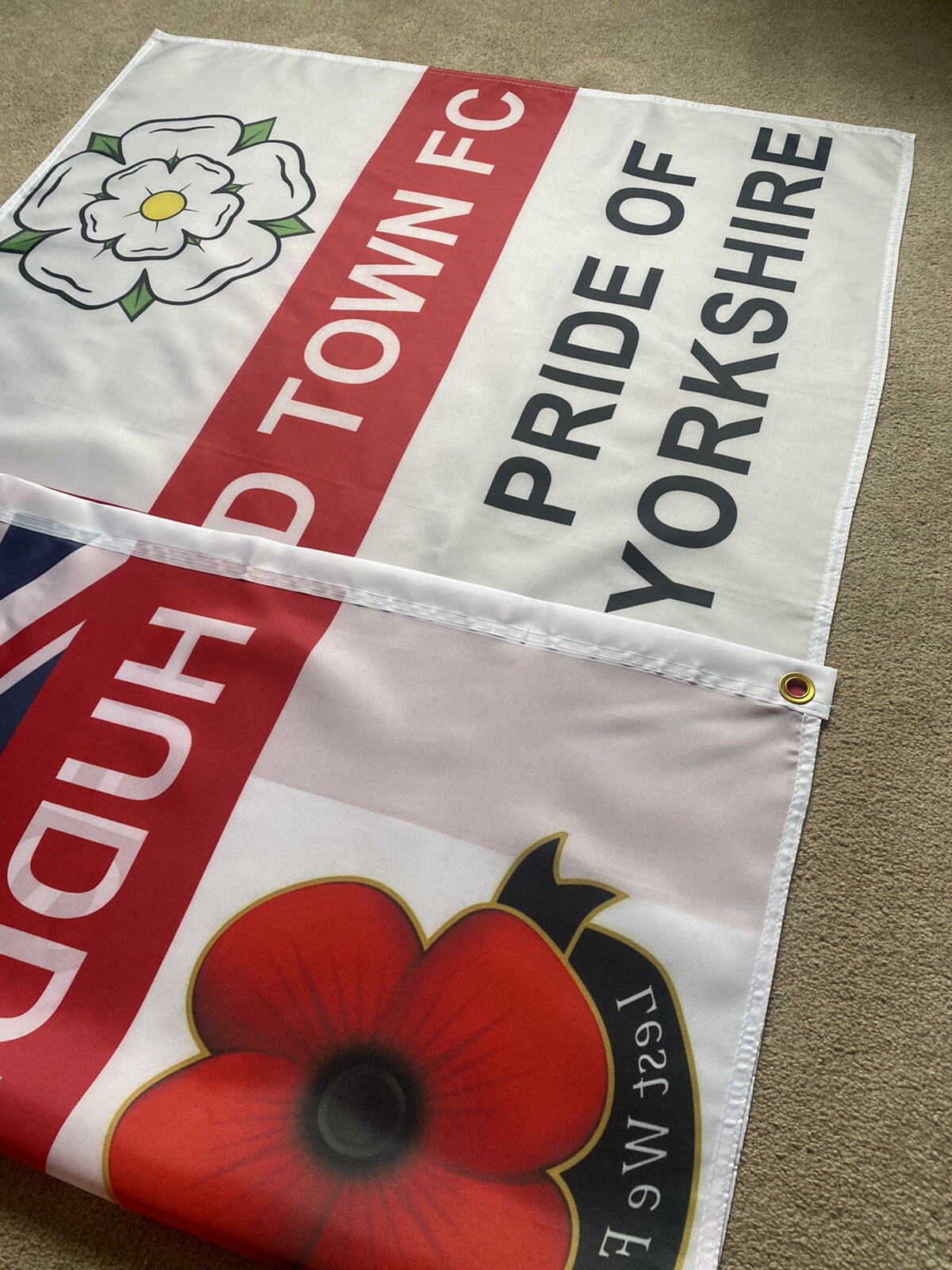 Huddersfield Town Fc Flag 5ft by 3ft -Huddersfield Flag Brand New ...