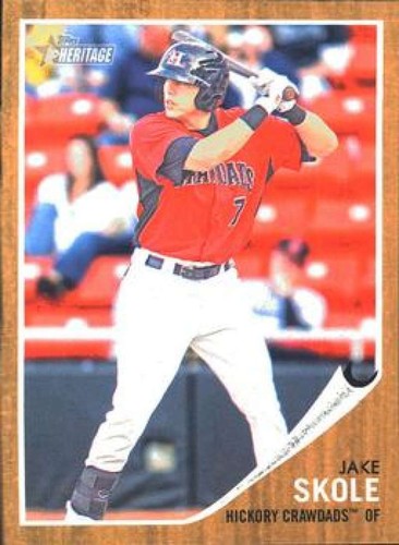 2011 Topps Heritage Minor League #61 Jake Skole (Prospect / Rookie Card ...