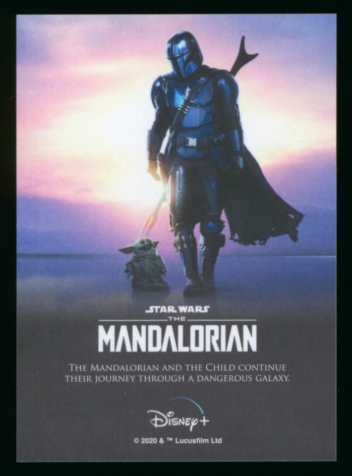 DISNEY + STAR WARS THE MANDALORIAN (TV) TRADING CARD PROMO BABY YODA ...