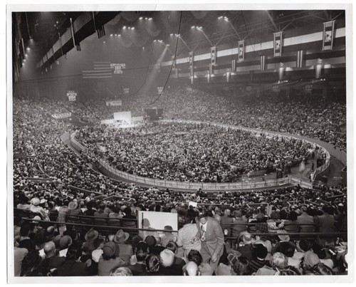 1952 San Francisco Cow Palace Eisenhower Nixon Rally Original News ...
