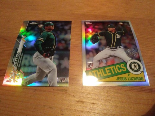 2020 Topps Chrome Baseball Jesus Luzardo RC Rookie Refractor plus 84 ...