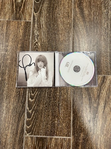 TAYLOR SWIFT TTPD SIGNED CD **SEALED PACKAGE UNOPENED** RARE HEART? | eBay