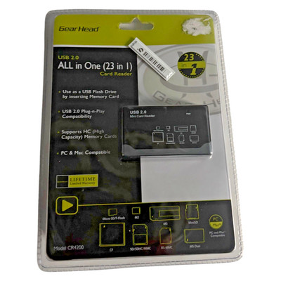 Gear Head Card Reader USB 2.0 ALL in One (23 in 1) by Gear Head PC ...