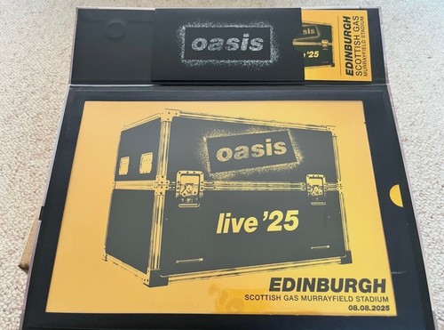 OASIS Live ‘25 Tour - VIP Merch Box Flight Case - Ltd Edition Edinburgh ...