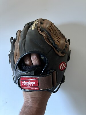 Rawlings Leather Baseball Softball Glove RBG 36 TT 12 1/2" Brown Tan ...