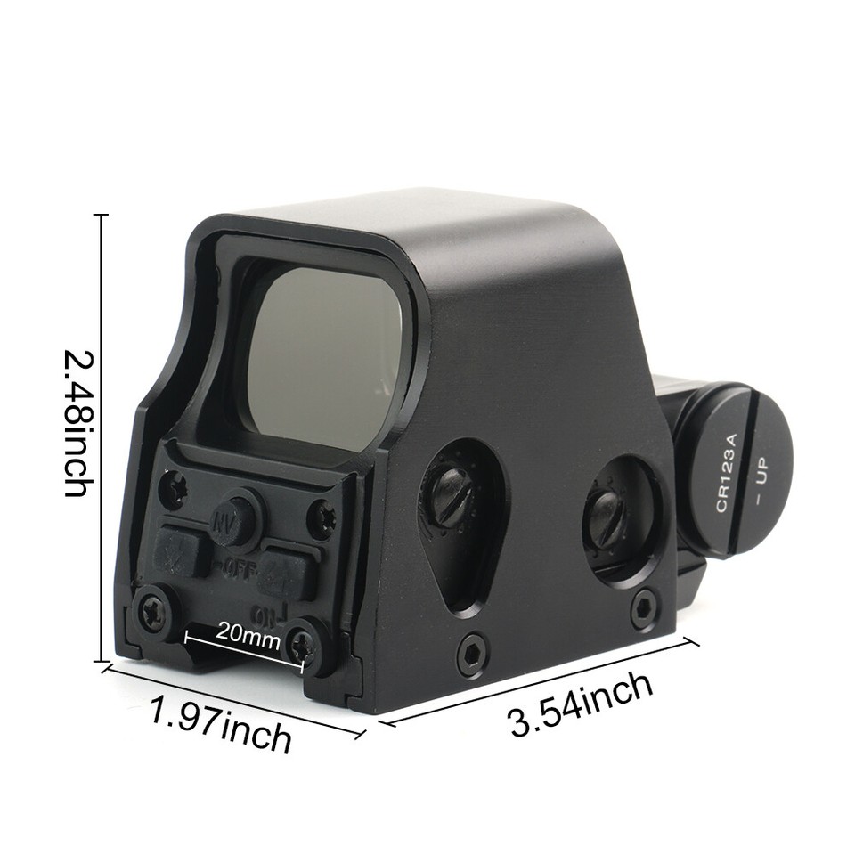 Red Green Dot Holographic Sight 551/553/558/HD101 Tactical Airsoft ...