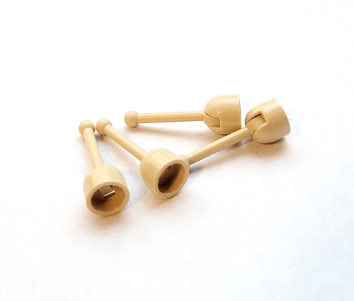 LEGO Parts - Tan Antenna Small Base Lever QTY 4 - NEW 2024 4592c06 ...
