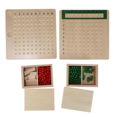 Beechwood Multiply Divide Boards Early Learning Toys for Kids | eBay ...