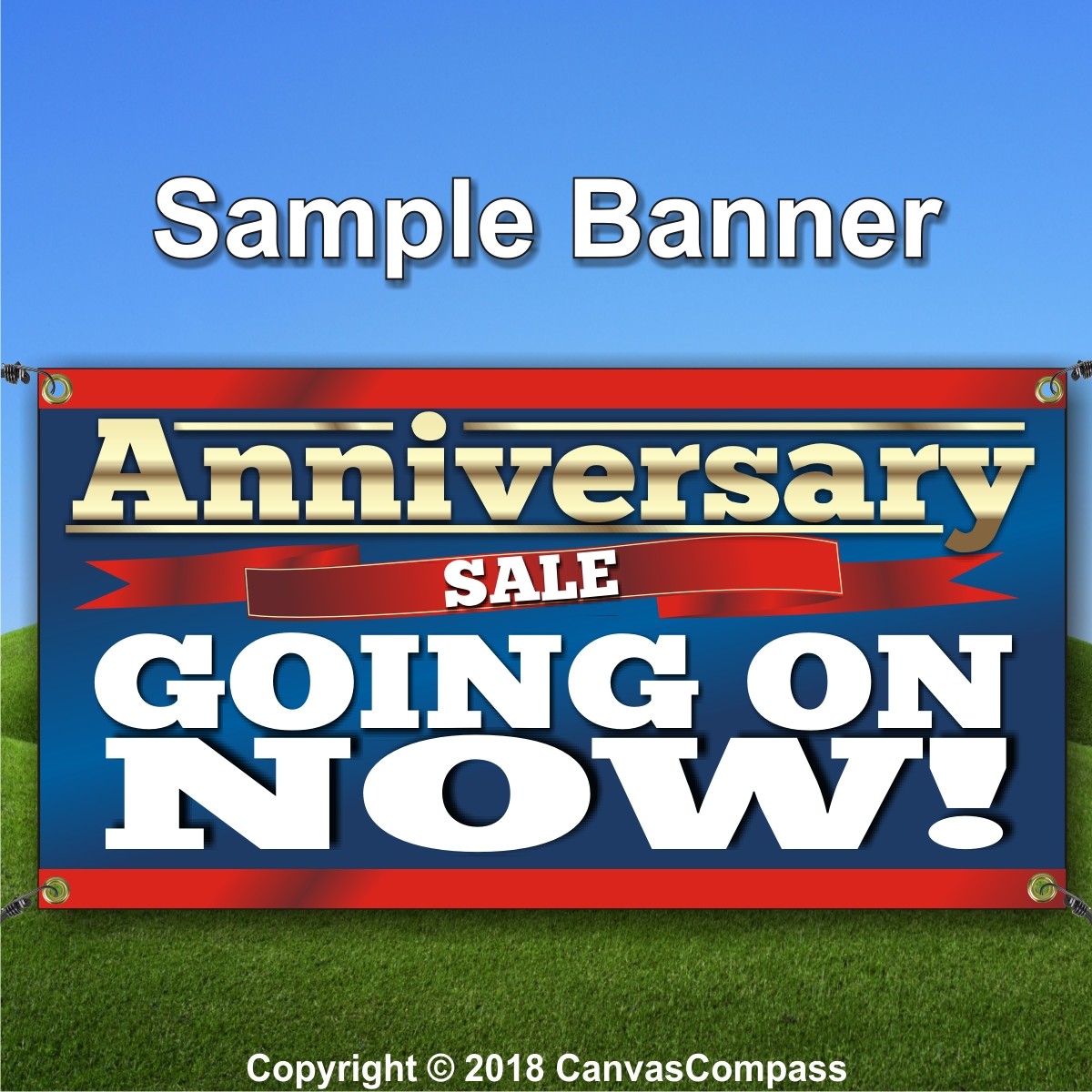 3' x 6' Custom Vinyl Banner Full Color 13oz - Free Design + Free ...