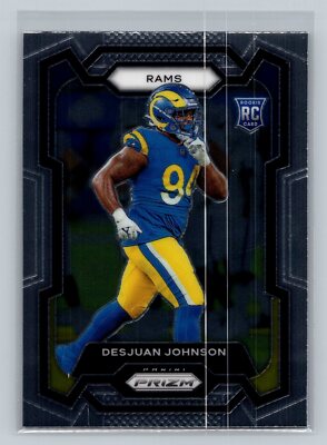 Desjuan Johnson 2023 Panini Prizm #356 Los Angeles Rams RC Rookie C26 ...