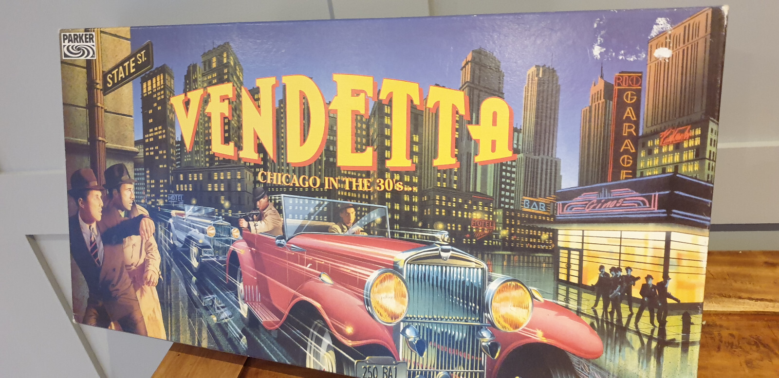Vendetta Board Game by Parker Brothers Gangster Mob Boss 1930s Mafia ...