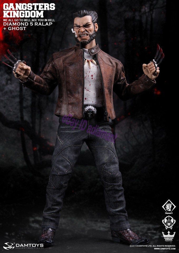 DAMTOYS 1/6 Gangsters Kingdom Diamond 5-Ralap&The Wolf-Ghost Action ...