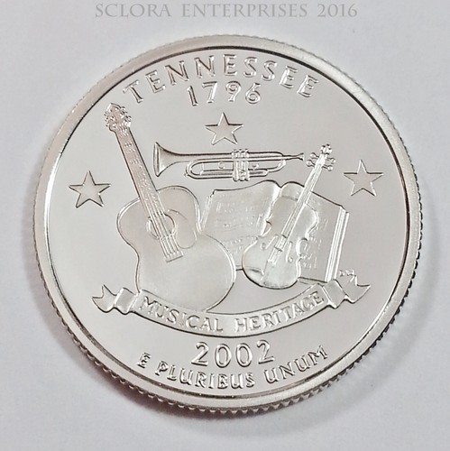 2002 S TENNESSEE *90% SILVER PROOF* STATE QUARTER **FREE SHIPPING** | eBay
