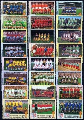 ST.VINCENT 1994 FOOTBALL WORLD CUP x24 TEAMS MNH SPORTS SOCCER | eBay