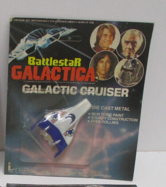 1978 MOC BATTLESTAR GALACTICA Larami GALACTIC CRUISER Toy BLUE (CM190 ...