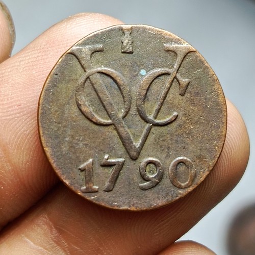 EB03 - Dutch Nederland Colonial VOC Duit 1790 Utrecht New York Penny ...