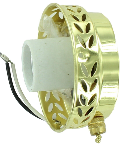 CRAFTMADE F103-PB 3-1/4" Universal Ceiling Fan Fitter - Polished Brass ...