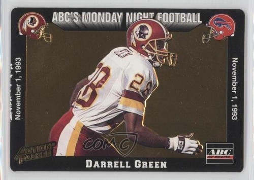 1993 Action Packed Monday Night Football Darrell Green #34 HOF | eBay