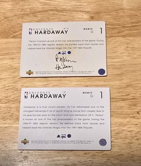 1997-98 Upper Deck Diamond Vision Signature Moves Anfernee Hardaway # ...