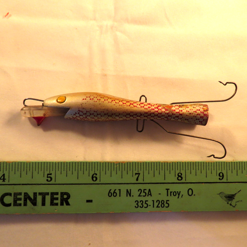 Vintage Wood Spring Loaded Fishing Lure *** | eBay