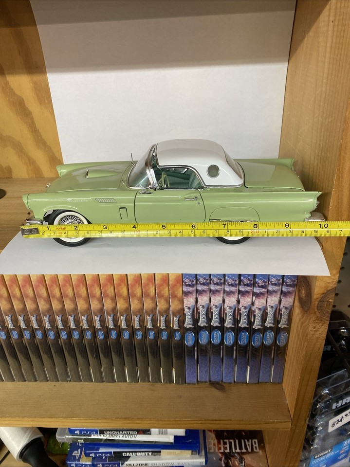 1956 Ford Thunderbird T-Bird Model Car Green White Convertible 2014 ...