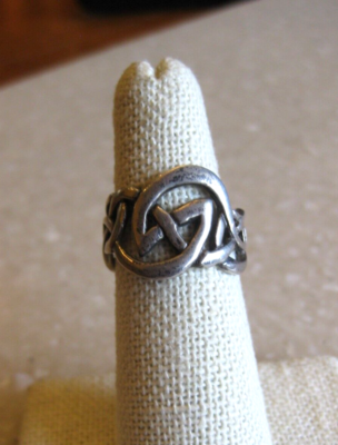 Vintage Sterling Celtic Infinity Ring / Size 5 3/4 | eBay