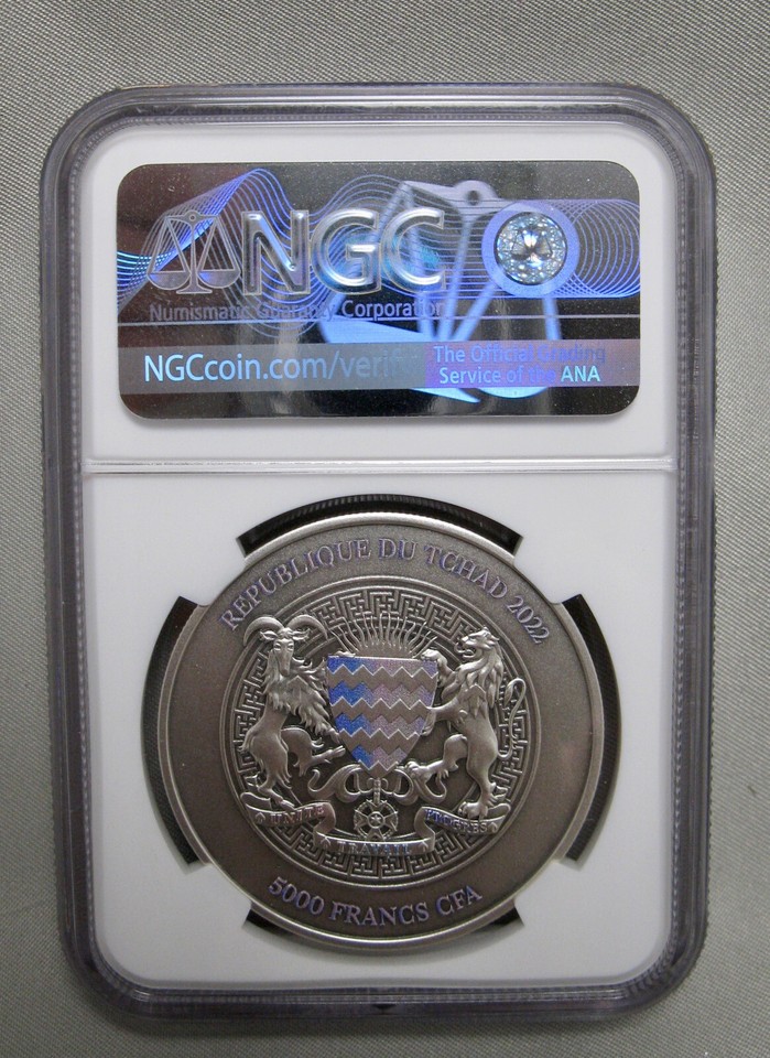 2022 Chad 1 oz Silver Dragons & Tiger High Relief Coin - Perfection ...