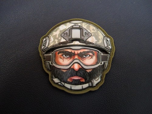 3D PVC PATCH military TACTICAL MORALE 65 mm | eBay