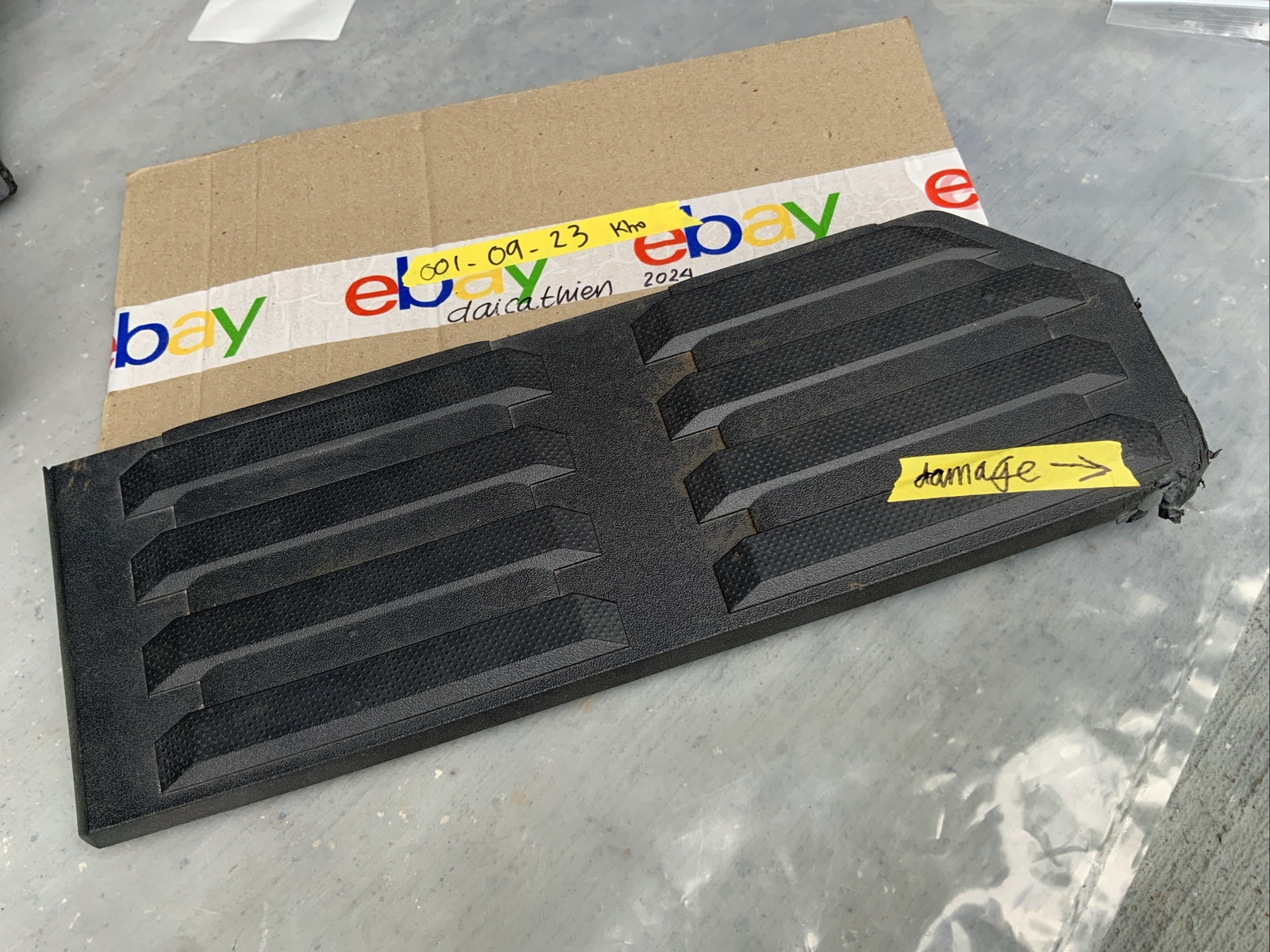 2022-2024 Toyota Tundra Outer Rear Bumper Step Pad Insert RH ...