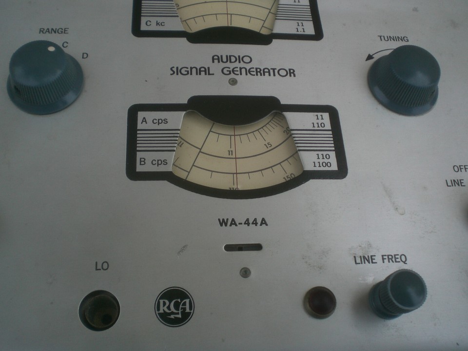 Vintage RCA Audio Signal Generator Type WA-44A | eBay