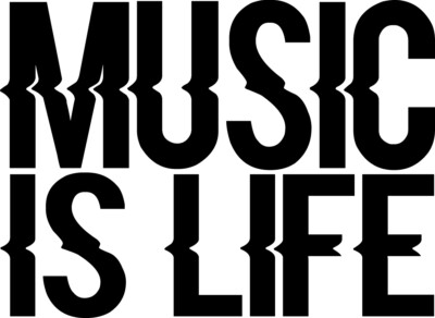 3.5" Music is Life Decal Window Sticker Car Concert Rock Love Show Band ...
