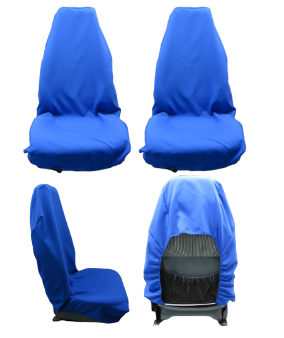 2 BLACK SEAT COVER,THROW OVER, SLIP ON FIT NISSAN 120Y, 280ZX,300XZ ...