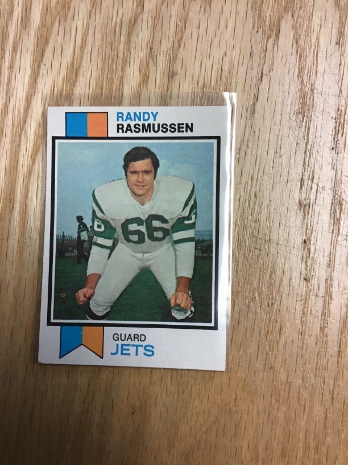 1973 Topps Football Randy Rasmussen New York Jets Card #99 | eBay