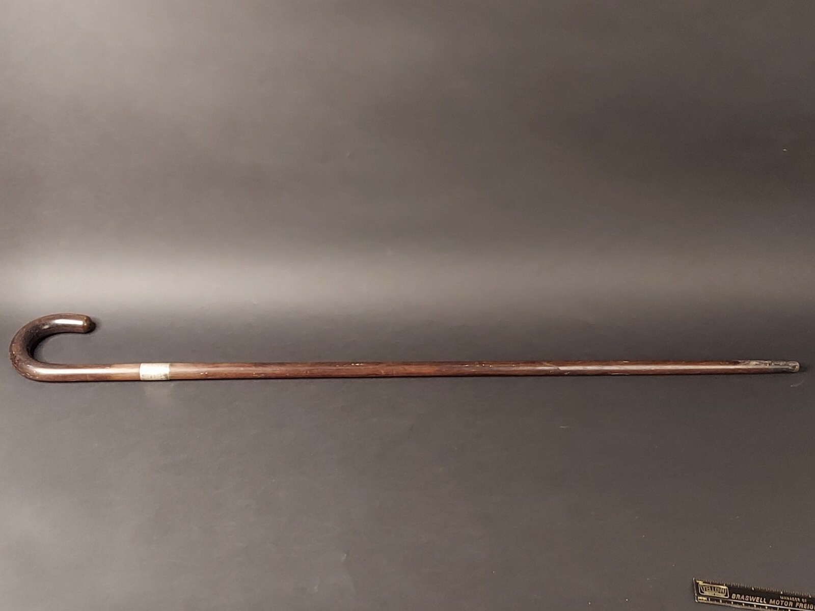 1923 Walking stick cane presentation Freemason sterli… - Gem