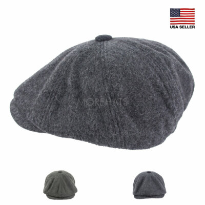 Modern Wool Casual Newsboy Cabbie Golf Gatsby Church Cap Hat Mens Fall ...