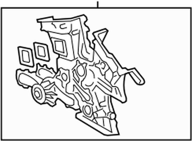 11310-31060 Toyota Cover assy, timing chain 1131031060, New Genuine OEM ...