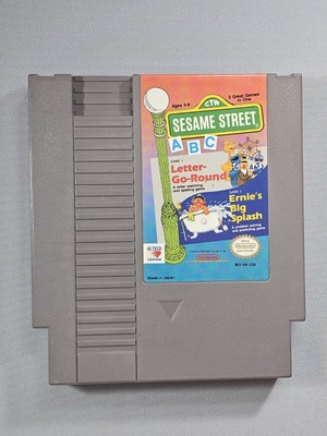 Sesame Street ABC (Nintendo Entertainment System NES, 1989) Tested ...