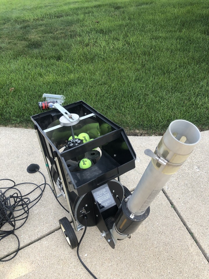 Prince Tennis Ball Machine w/ VSP Foot Remote | eBay