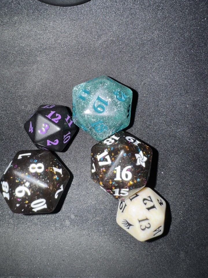 MTG Spindown Dice - D20 Dice - Magic The Gathering Spindown Lot 3 xl 2 ...
