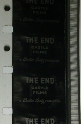 THE END CASTLE FILMS MOVIE SHORT 16MM FILM MOVIE ROLLED NO REEL J36 | eBay