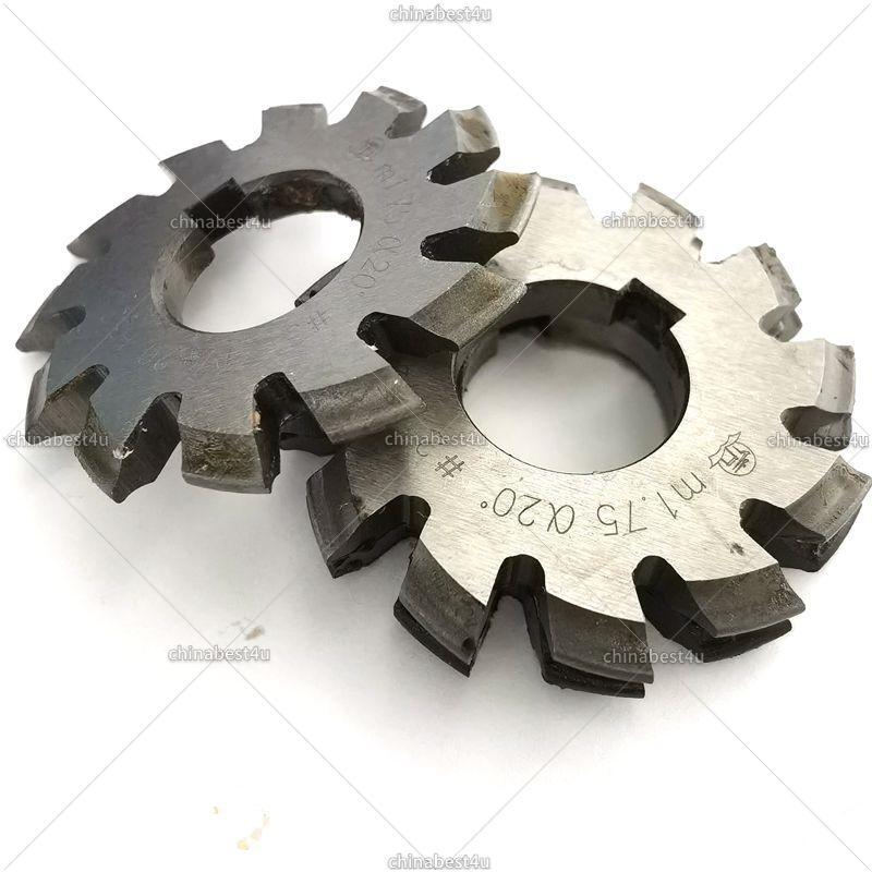 8pcs /set Module 1.75 Gear Cutters M1.75 PA20 #1-8 Straight Involute ...