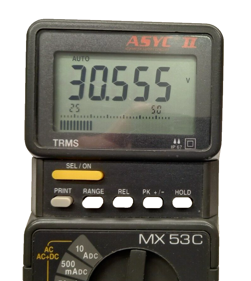 Multimètre Métrix MX 53 C TRMS environnement difficiles IP677 ASYC II ...