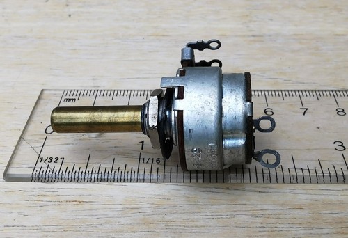 1966 Centralab 1meg ohm Reverse Audio Taper Potentiometer w/ SPST New ...