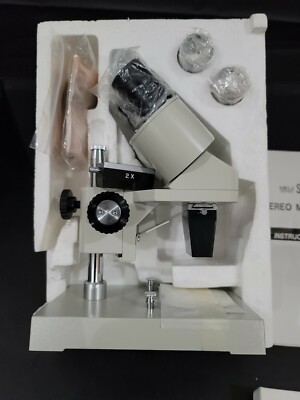 Meiji LABAX Microscope Model SKC11395 School Science Very Little Use if ...