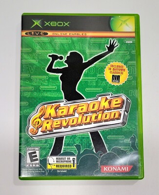 Karaoke Revolution | Xbox Original | Complete CIB W/ Manual | TESTED | eBay