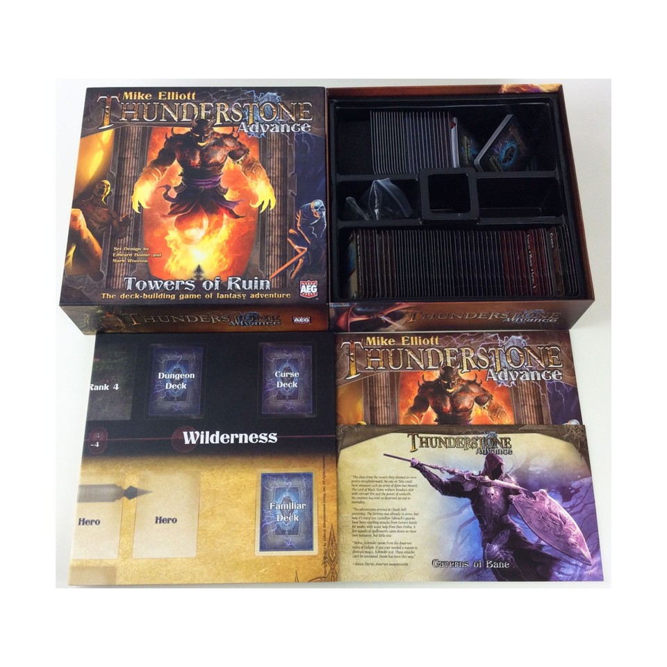 AEG Card Game Thunderstone Advance - Towers of Ruin w/Caverns of Bane ...