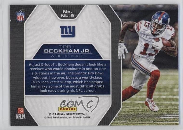 2016 Panini Infinity No Limits Gold 5/8 Odell Beckham Jr #NL-9 3b8 | eBay