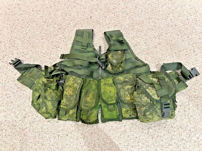 USGI ACU FLC Split Rig Vest, Full Load Out, Modified, Dyed Camouflage ...