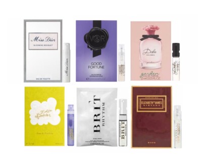 Women's perfume sampler set - Designer perfume sample Lot x 6 vials | eBay