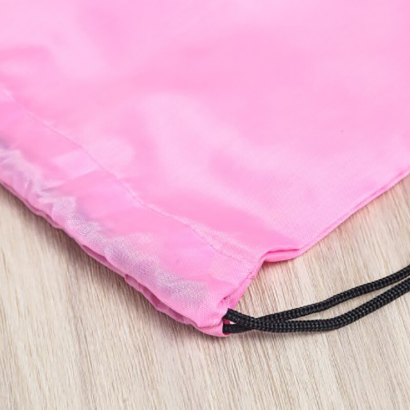 Nylon Drawstring Rucksack Bag Swimming School PE Kit Sport Fitness >(u ...
